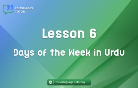 Days of the Week in Urdu - Learn with Languages Tutor
